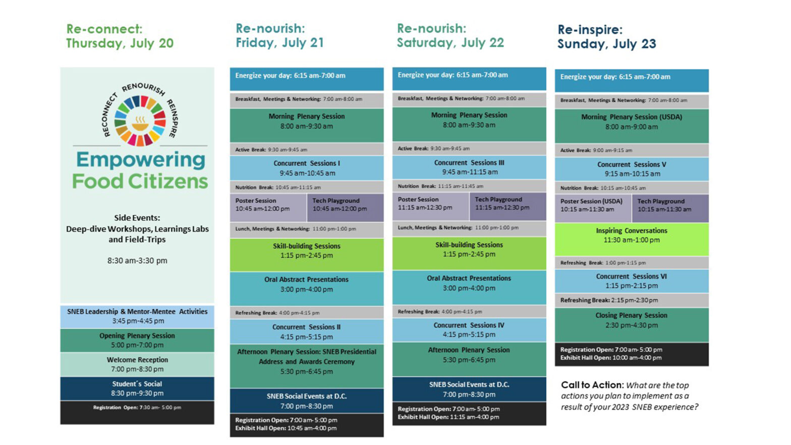 2023 International Conference Schedule | Society for Nutrition Education and Behavior (SNEB)